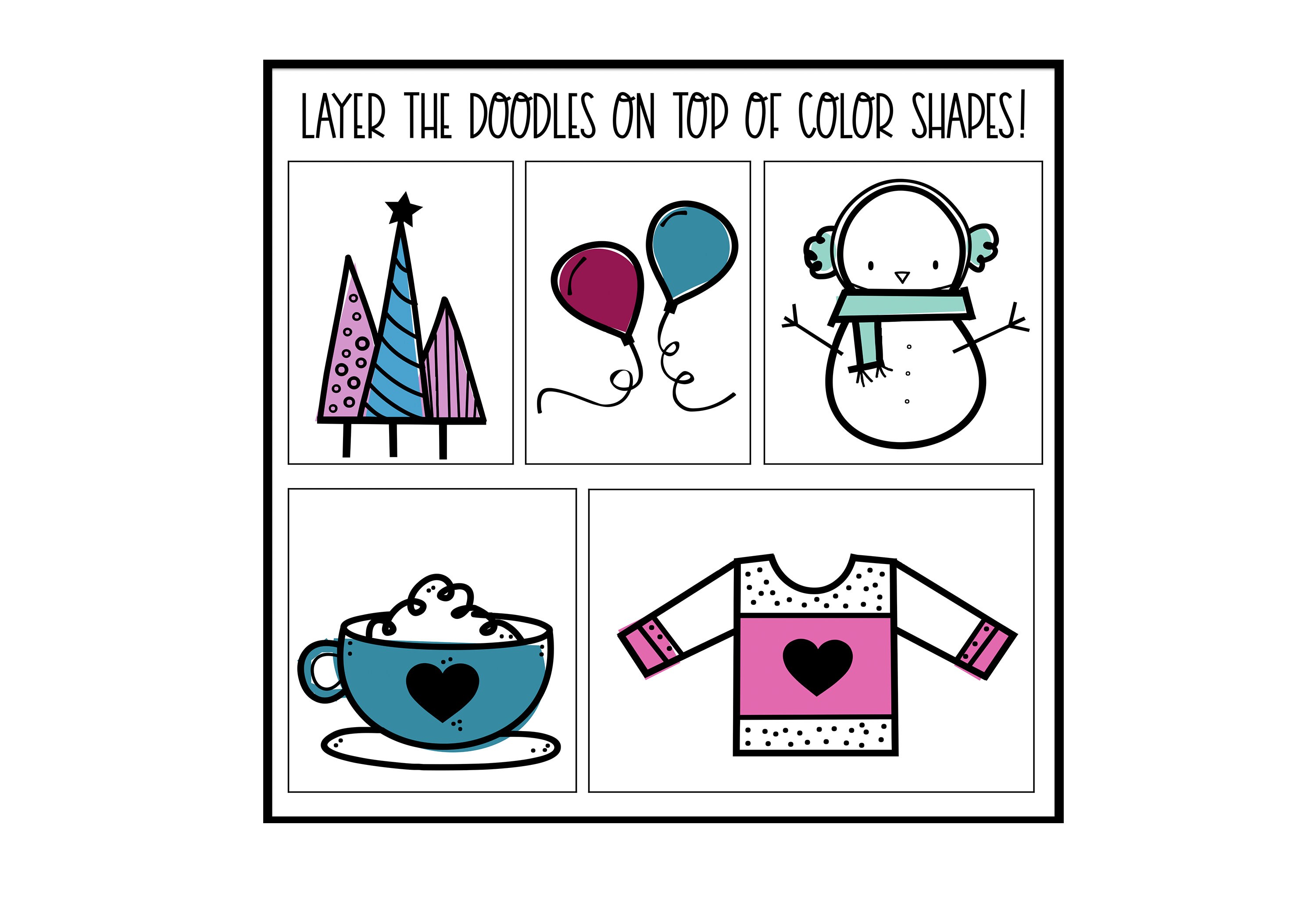 Winter Wishes A Hand-drawn Doodle Font Winter/christmas | Etsy