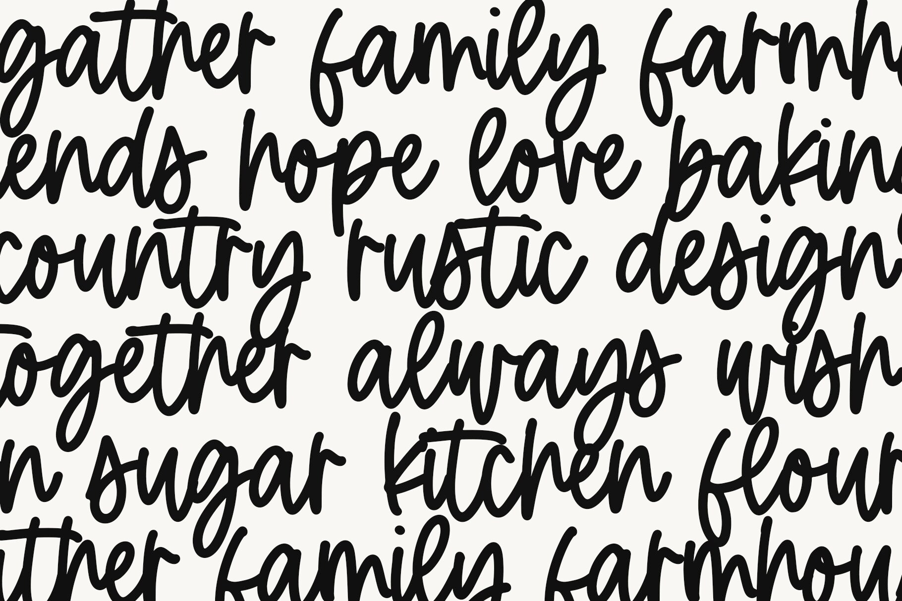 Country Fields Handwritten Script Font Cricut Fonts | Etsy
