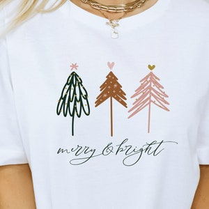 Boho Christmas Trees SVG and PNG Files, Messy Christmas Trees ...