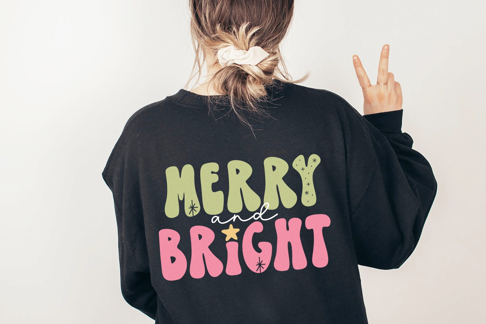 Holiday Retro Font Groovy Font Christmas Font Hippie Font - Etsy