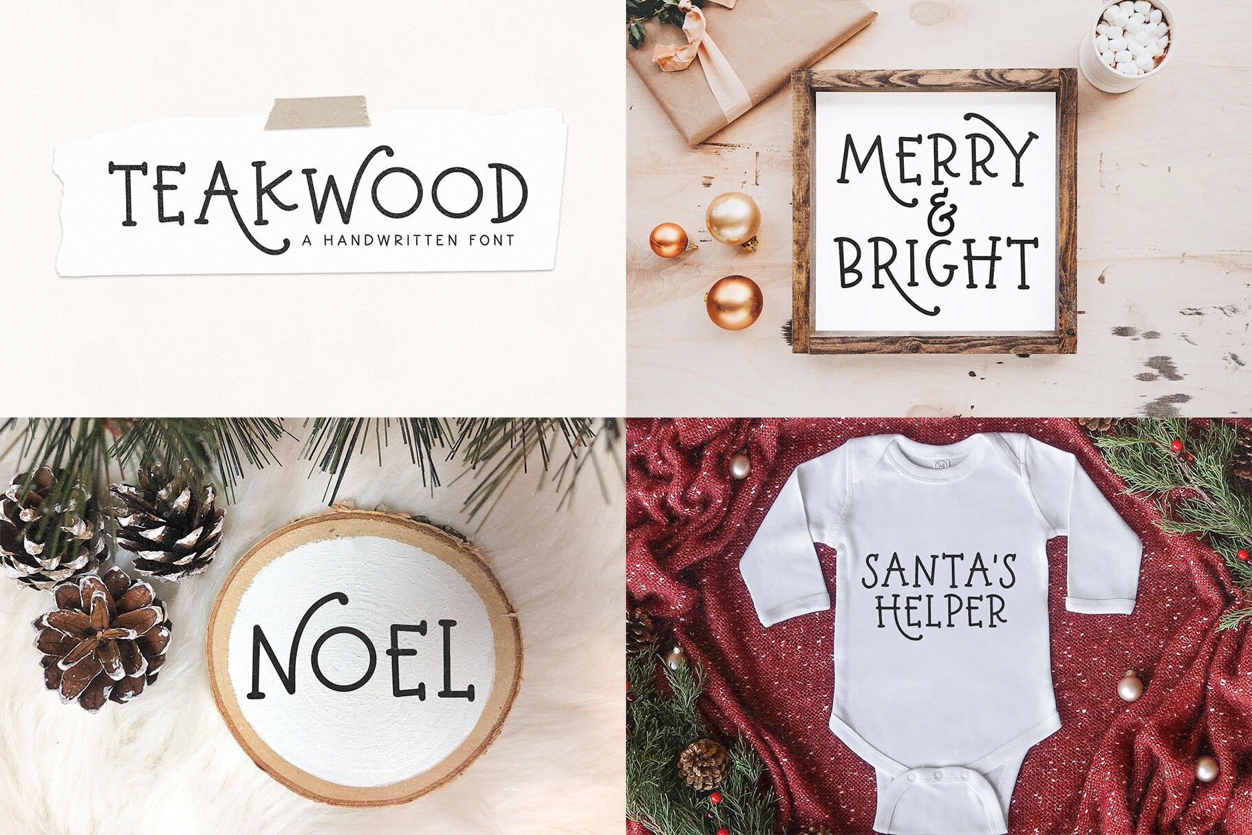 Christmas Font Bundle Crafty Font Bundle Cricut Fonts - Etsy