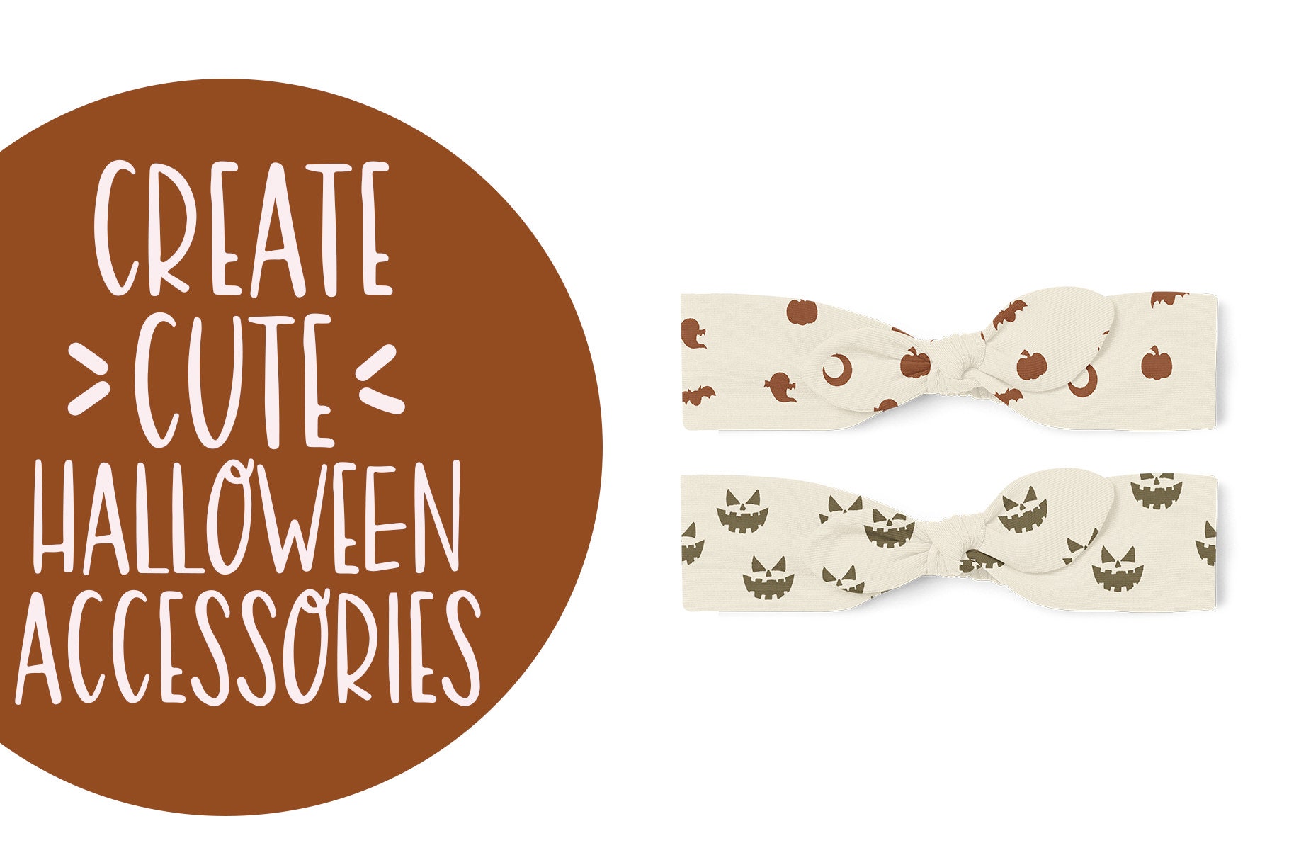 Halloween Moon Halloween Font With Spooky Silhouettes - Etsy