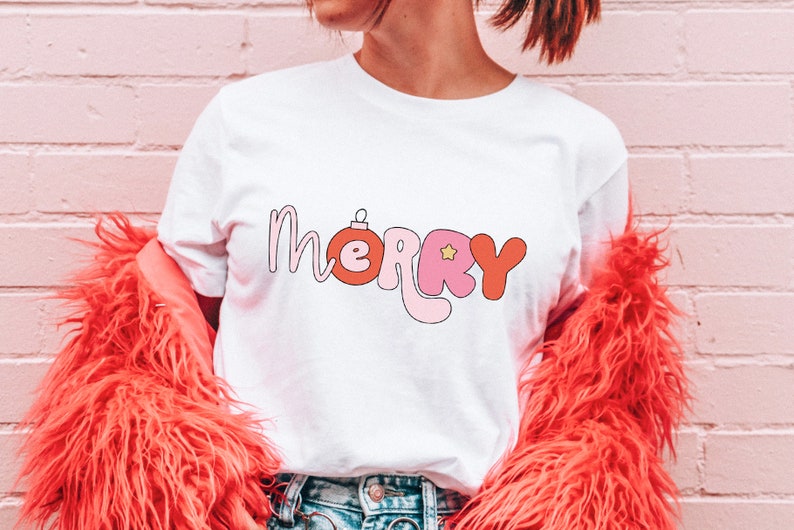 Retro Christmas Alphabet Set - PNG Retro Letters, SVG Retro Letters ...