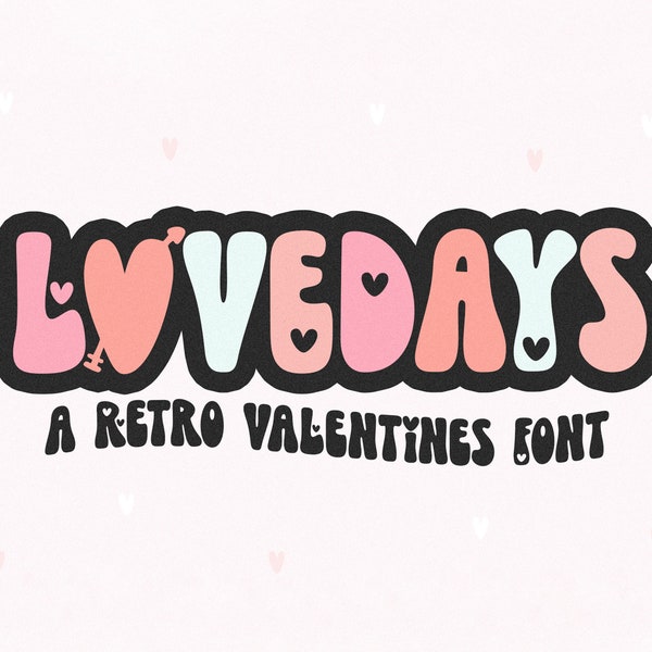 Heart Font - Etsy
