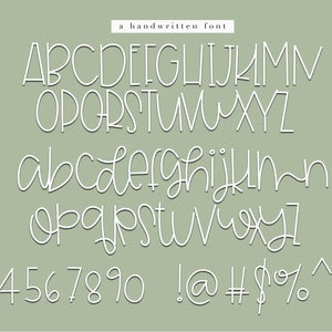 Aloe - A Handwritten Font - TTF / OTF - Etsy