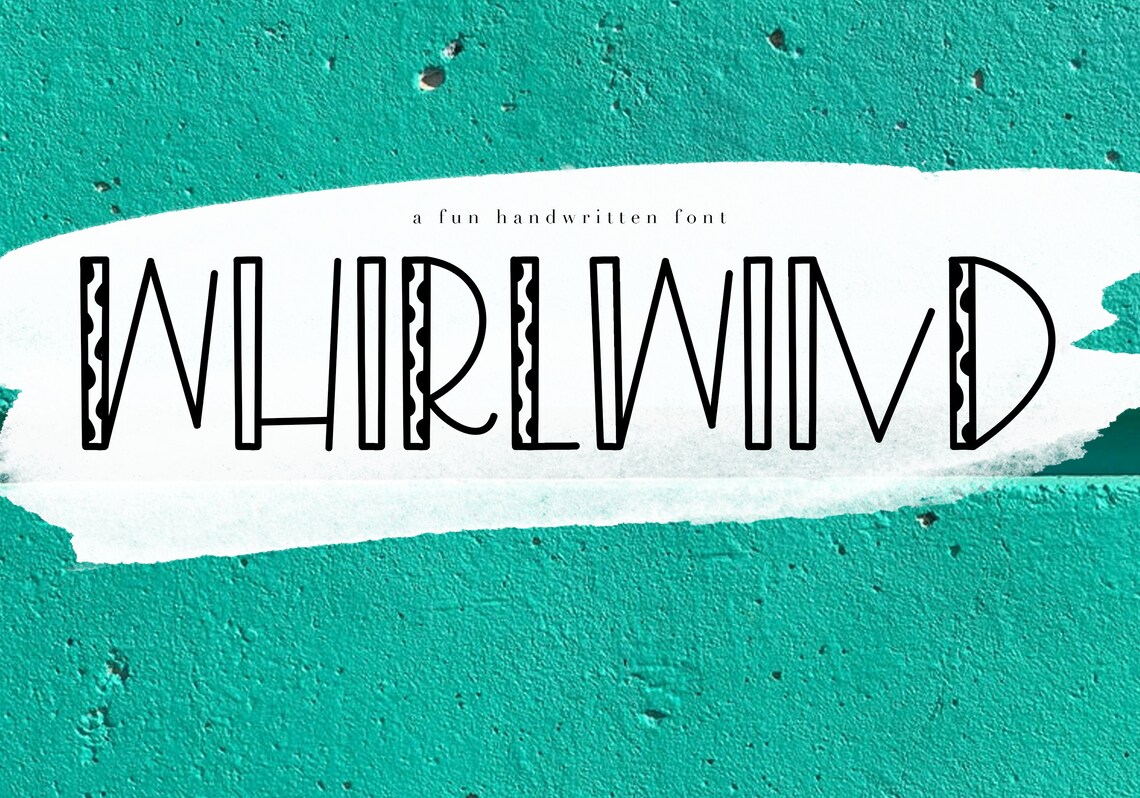 Whirlwind Fun Handwritten Font TTF / OTF - Etsy