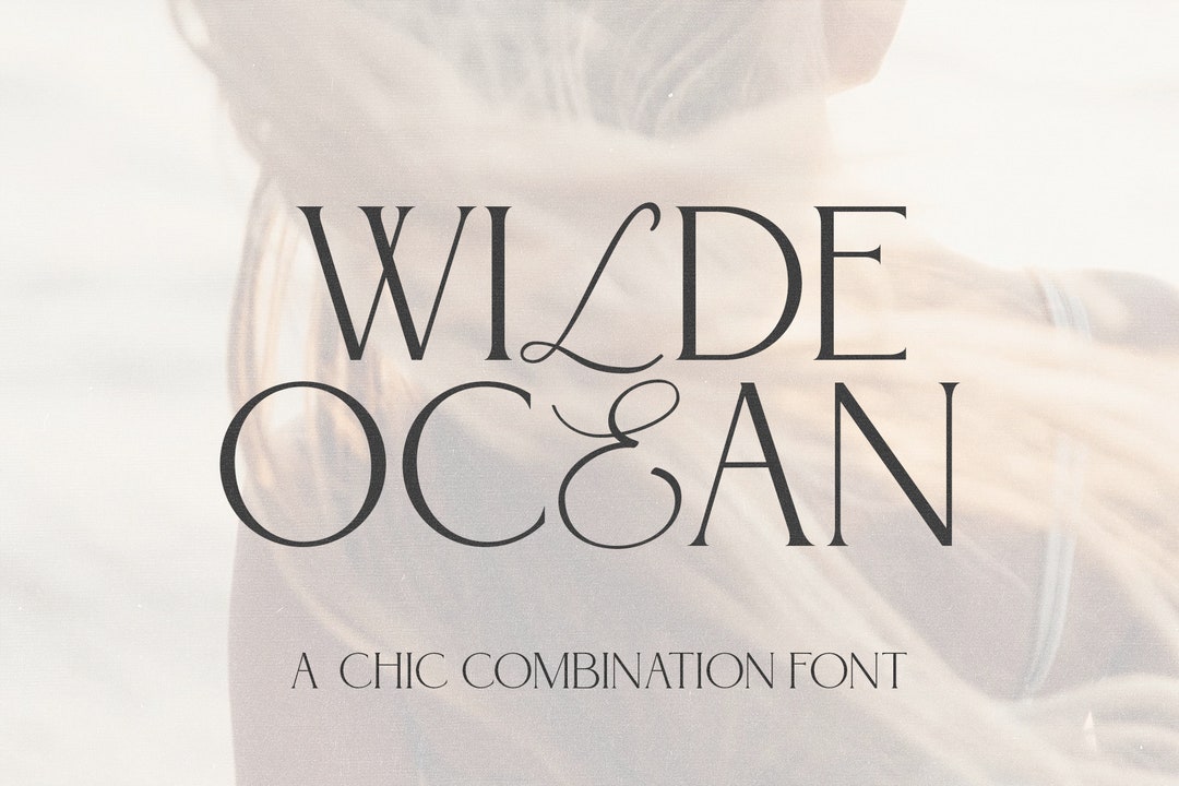 Wilde Ocean Font - Serif Font, Modern Font, Classy Font, Calligraphy ...