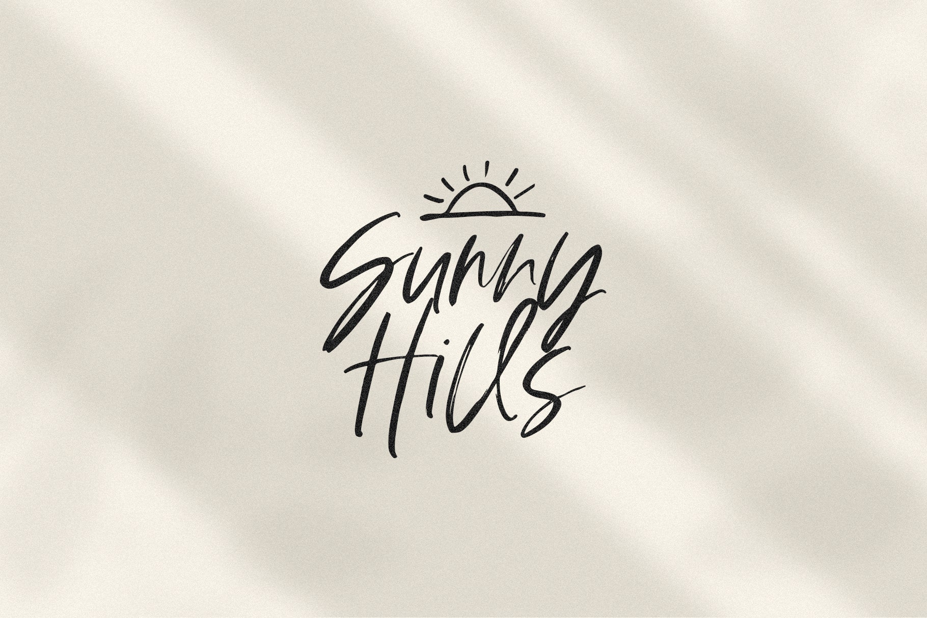 Fall Harvest Font A Handwritten Brush Font With Doodles | Etsy