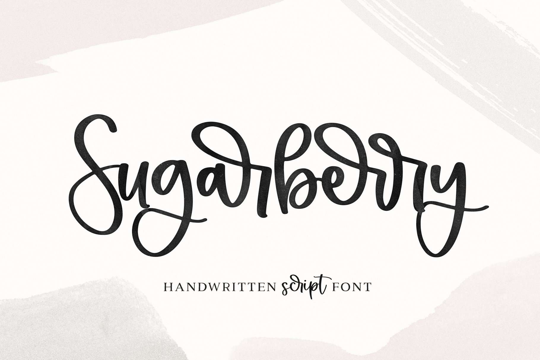 Sugarberry Font Handwritten Script Font Cricut Fonts - Etsy