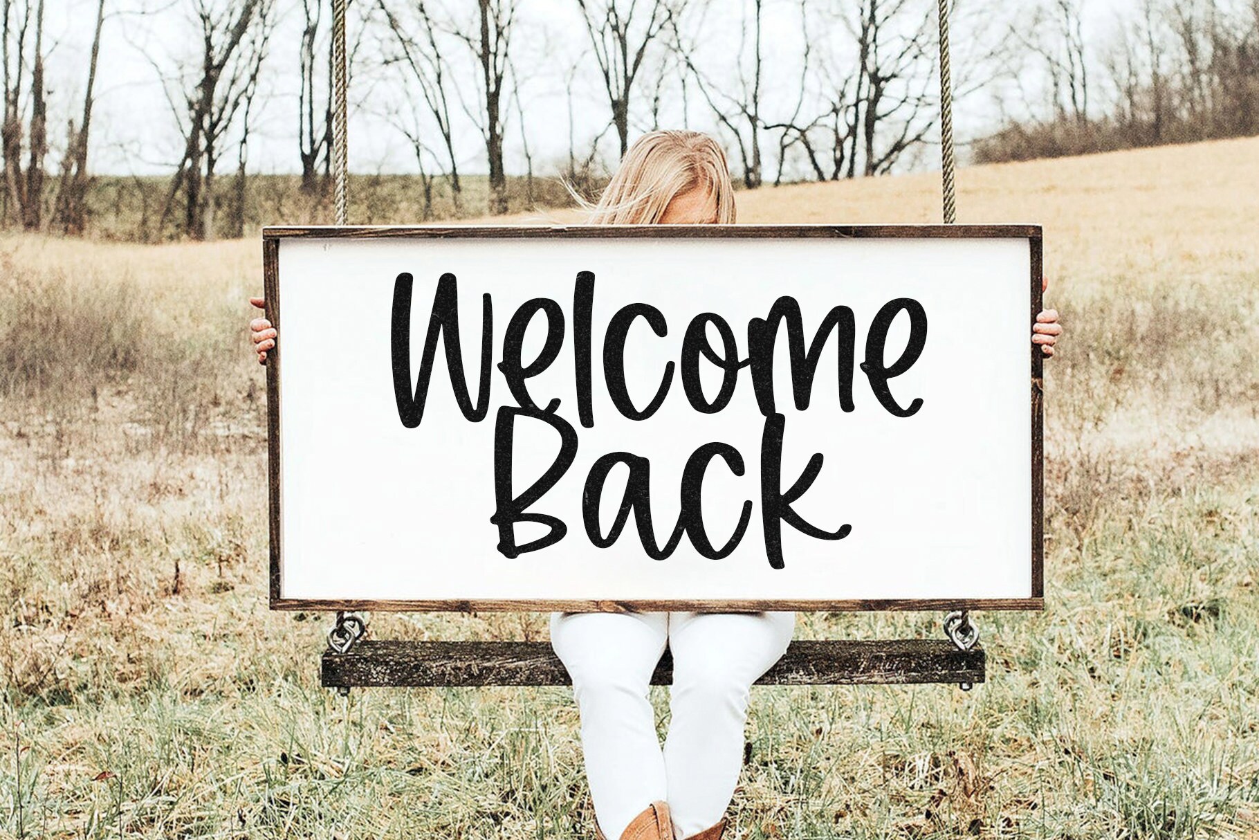 Haystacked Font Farmhouse Script Font Cricut Fonts - Etsy