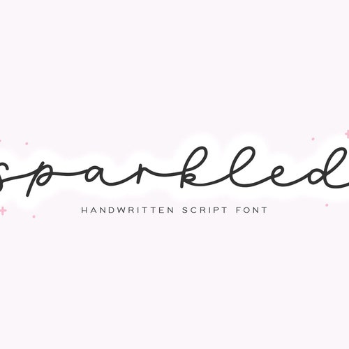 Hopeful Font Handwritten Script Font Cricut Fonts - Etsy