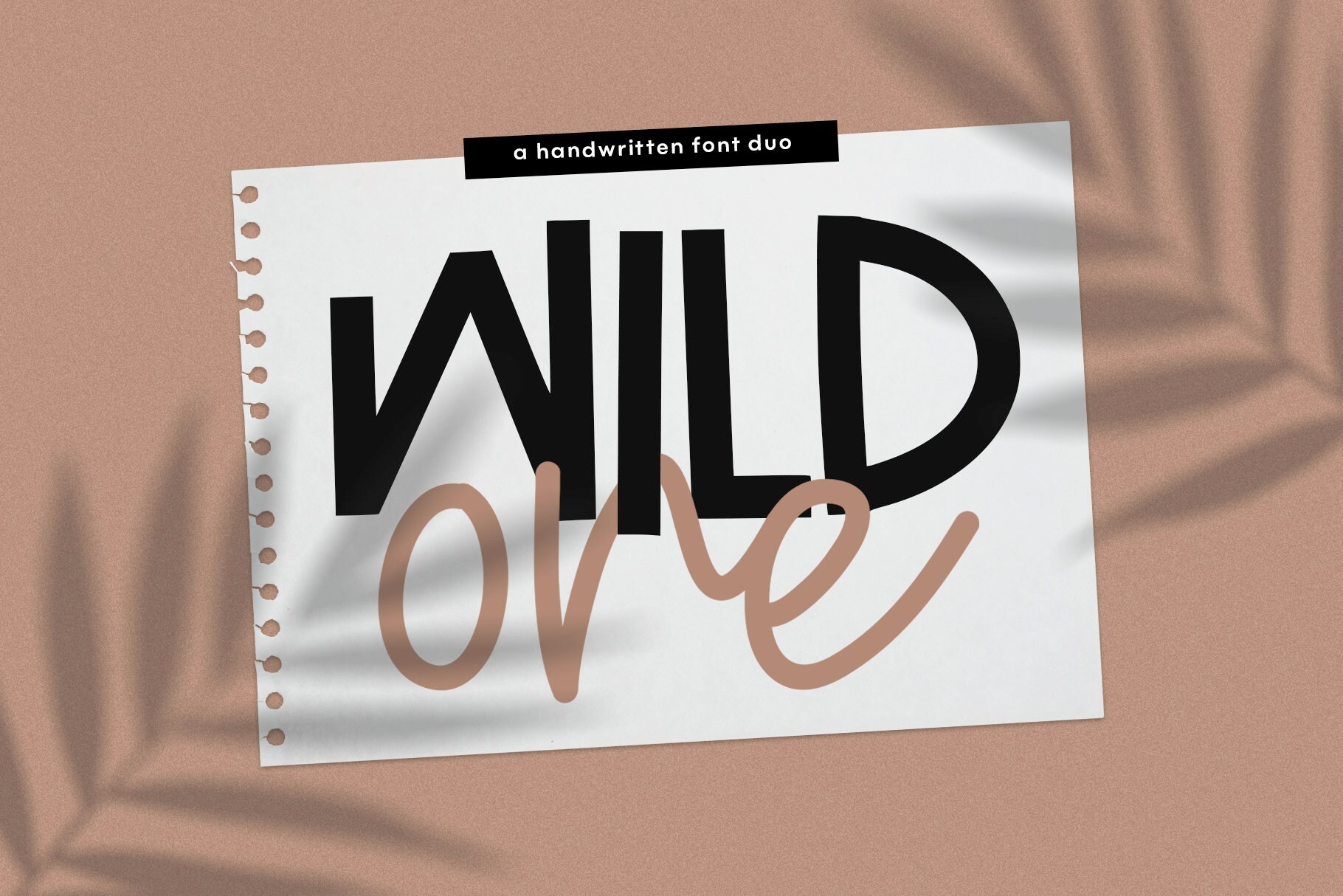 Wild One Font - A Script & Print Handwritten Font DUO, Fonts for Cricut ...