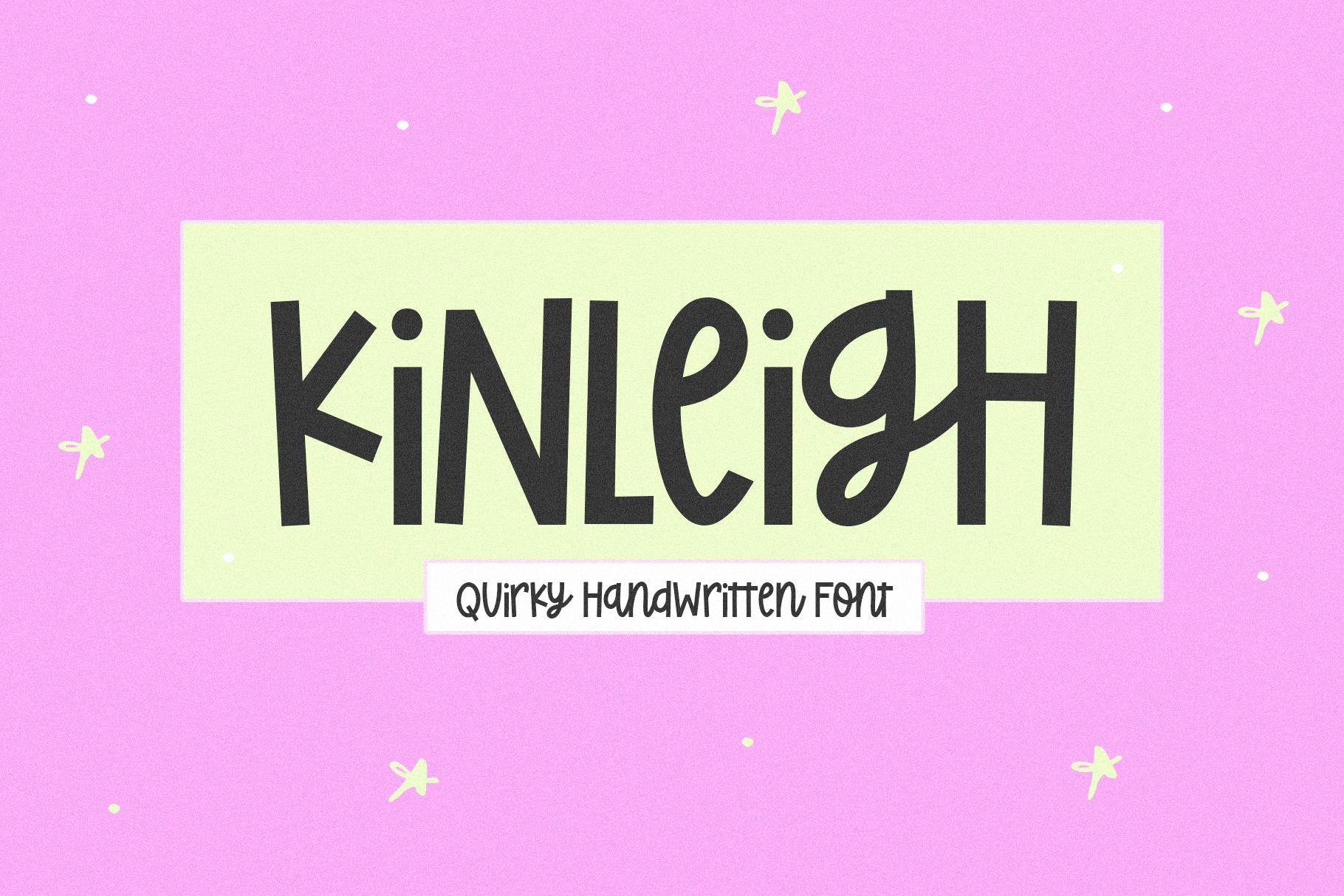Kinleigh Font - Cute Font, Cricut Font, Goodnotes Font, Handwritten ...