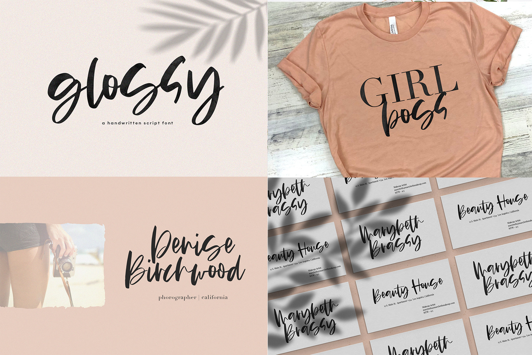 Mini Modern Script Font Bundle Calligraphy Fonts - Etsy