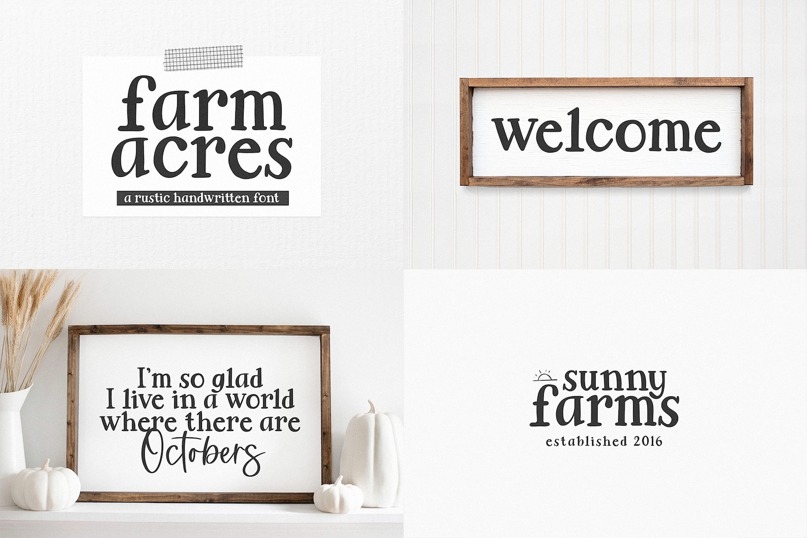 Farmhouse Font Bundle Part 4 Cricut Fonts Farmhouse Fonts - Etsy