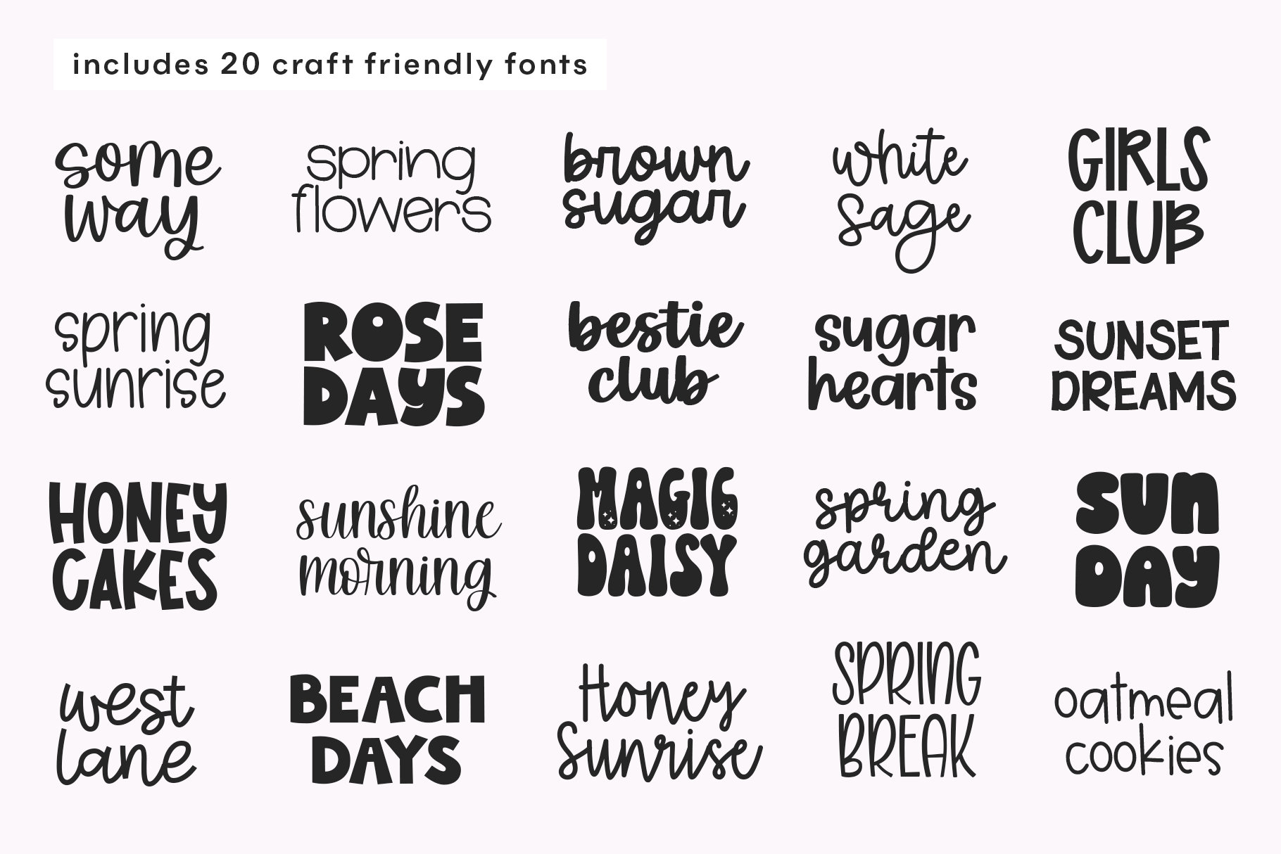 Font Bundle - Cute Fonts, Fonts for Cricut, Cricut Font Bundle, Script ...