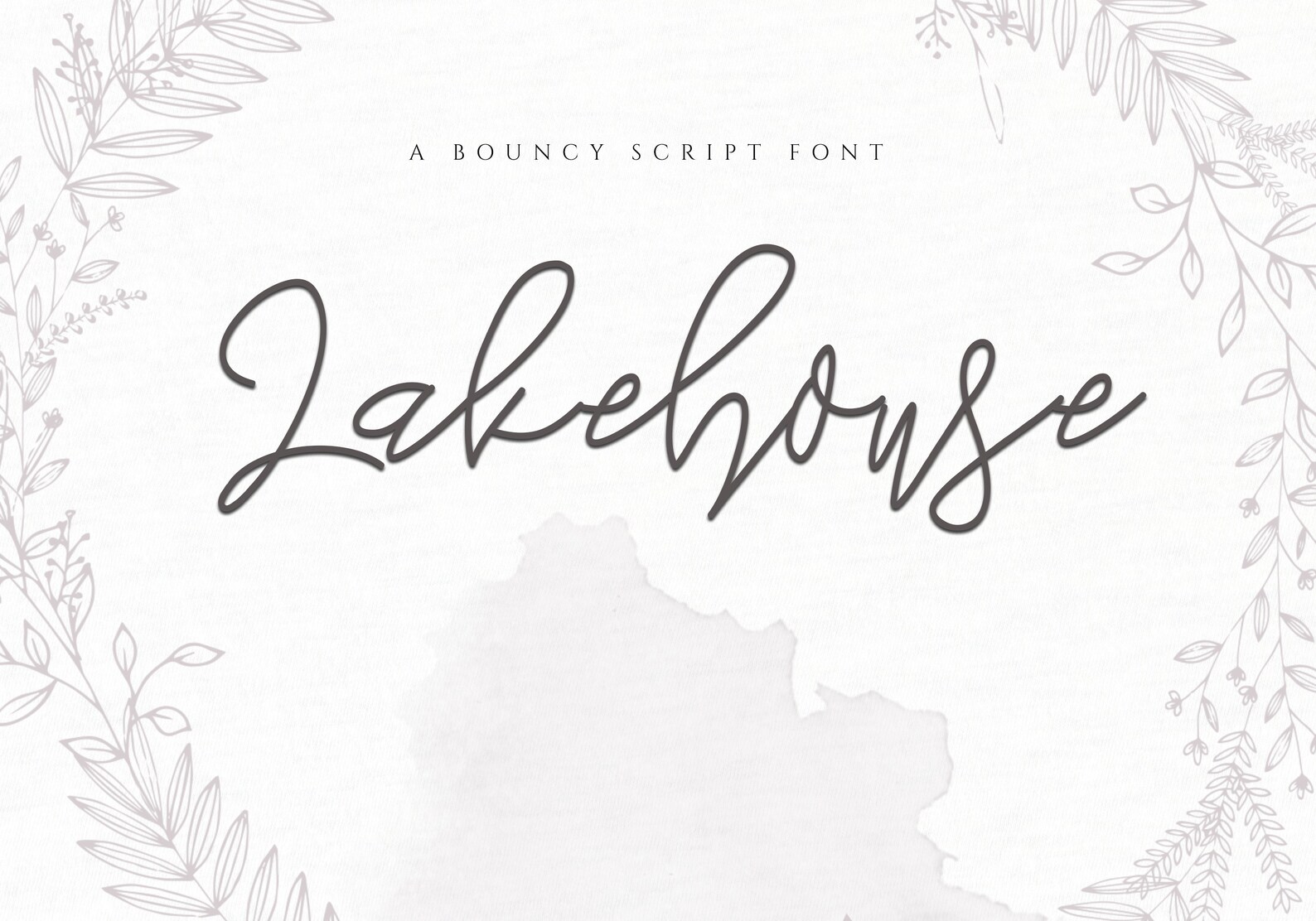 Lakehouse Font - Unique Script Font - TTF - Etsy