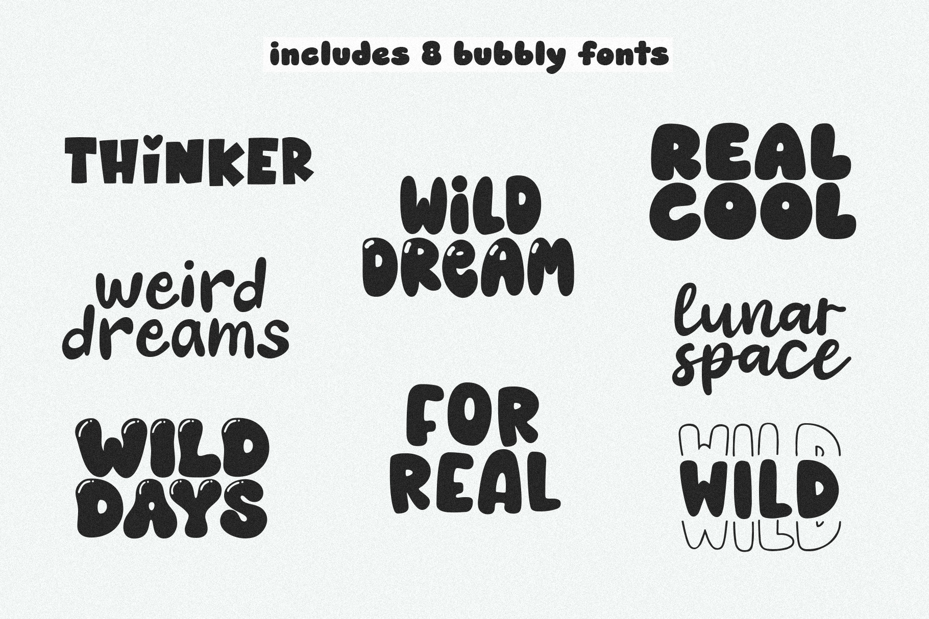 Bubbly Font Bundle - Cricut Font, Bubbly Fonts, Retro Font, Cricut Font ...