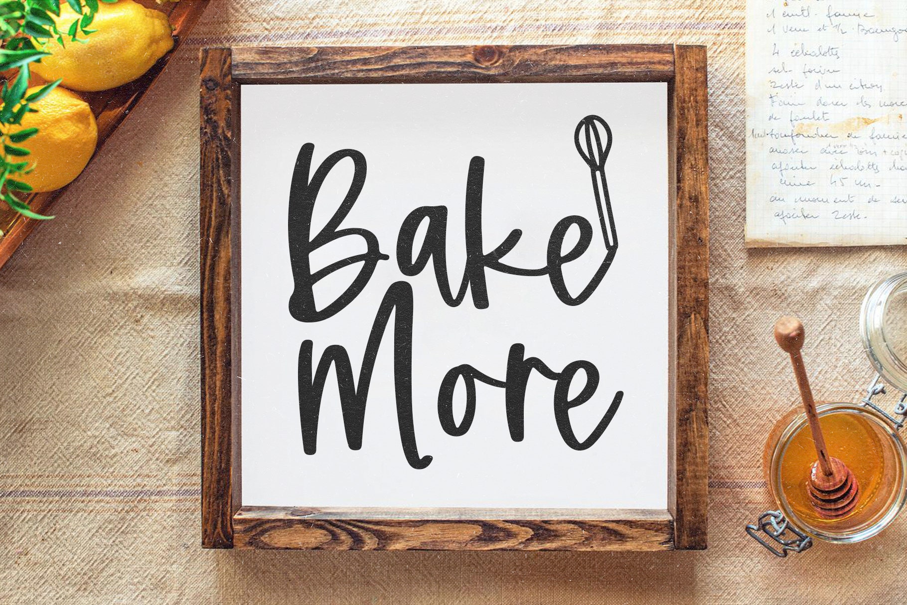 Country Kitchen Font Farmhouse Script Font Cricut Fonts | Etsy