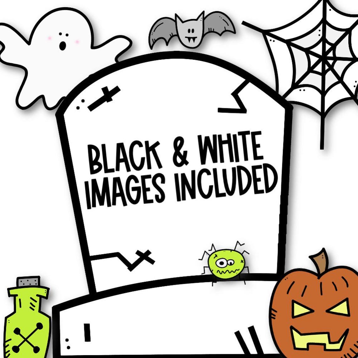 Cute Fall and Halloween Clip Art - Halloween Illustrations, Fall ...