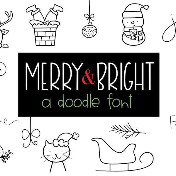 Christmas Doodle - Etsy