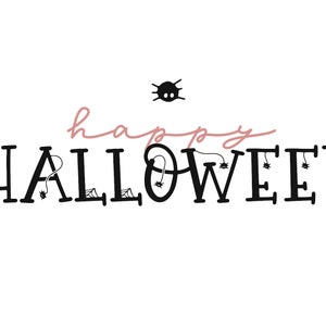 Hey Boo Font - Halloween Font, Spooky Font, Spider Web Font, Halloween ...