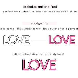 School Days Font - Teacher Font, Student Fonts, Cricut Font ...