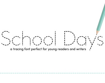 Cursive Font TTF File. Teacher Font, Student Fonts,handwriting Fonts ...