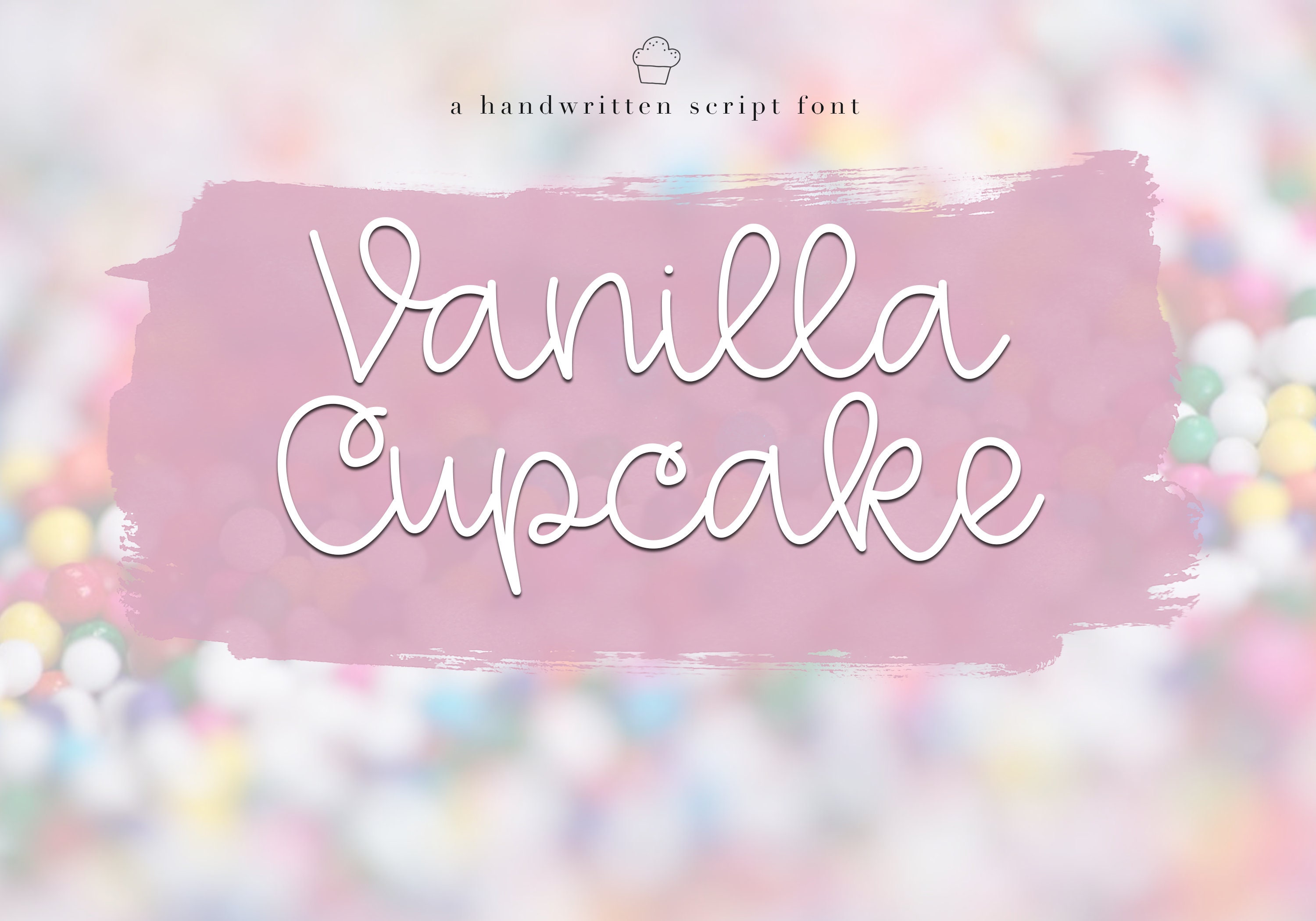 Vanilla Cupcake Handwritten Script Font Fonts for Cricut - Etsy