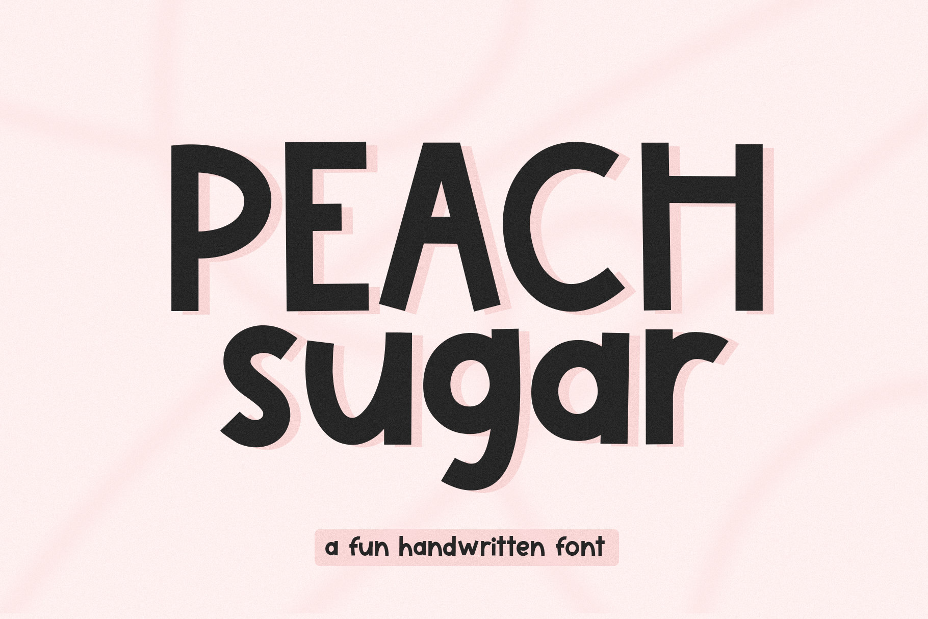 Peach Sugar Font - Handwritten Font, Cricut Font, Cute Font, Fonts for ...