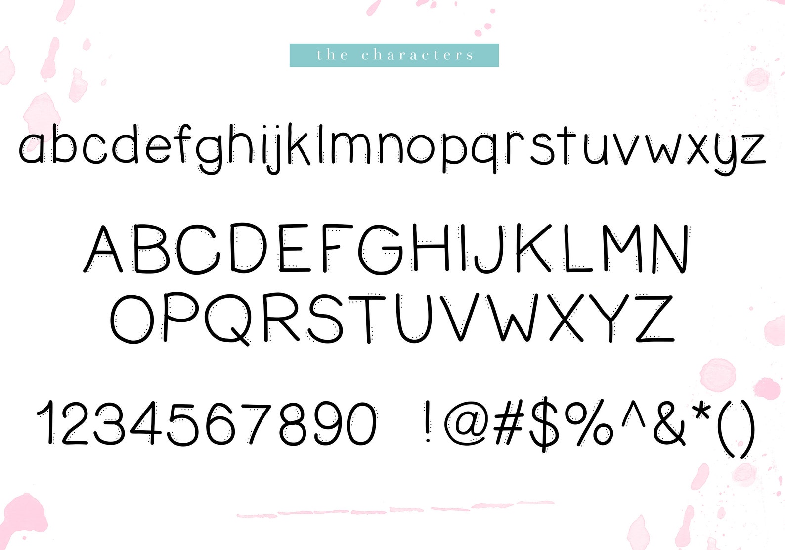 Dotty - A Cute Handwritten Font - TTF / OTF - Etsy