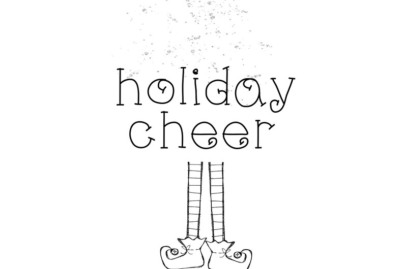 Little Reindeer A Fun Handwritten Font TTF / OTF Cricut - Etsy