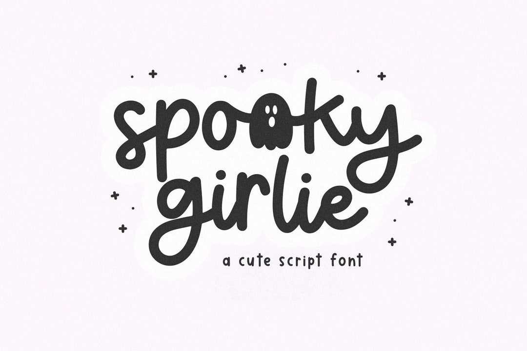 Spooky Girlie Font - Halloween Font, Cricut Font, Spooky Font, Fonts ...