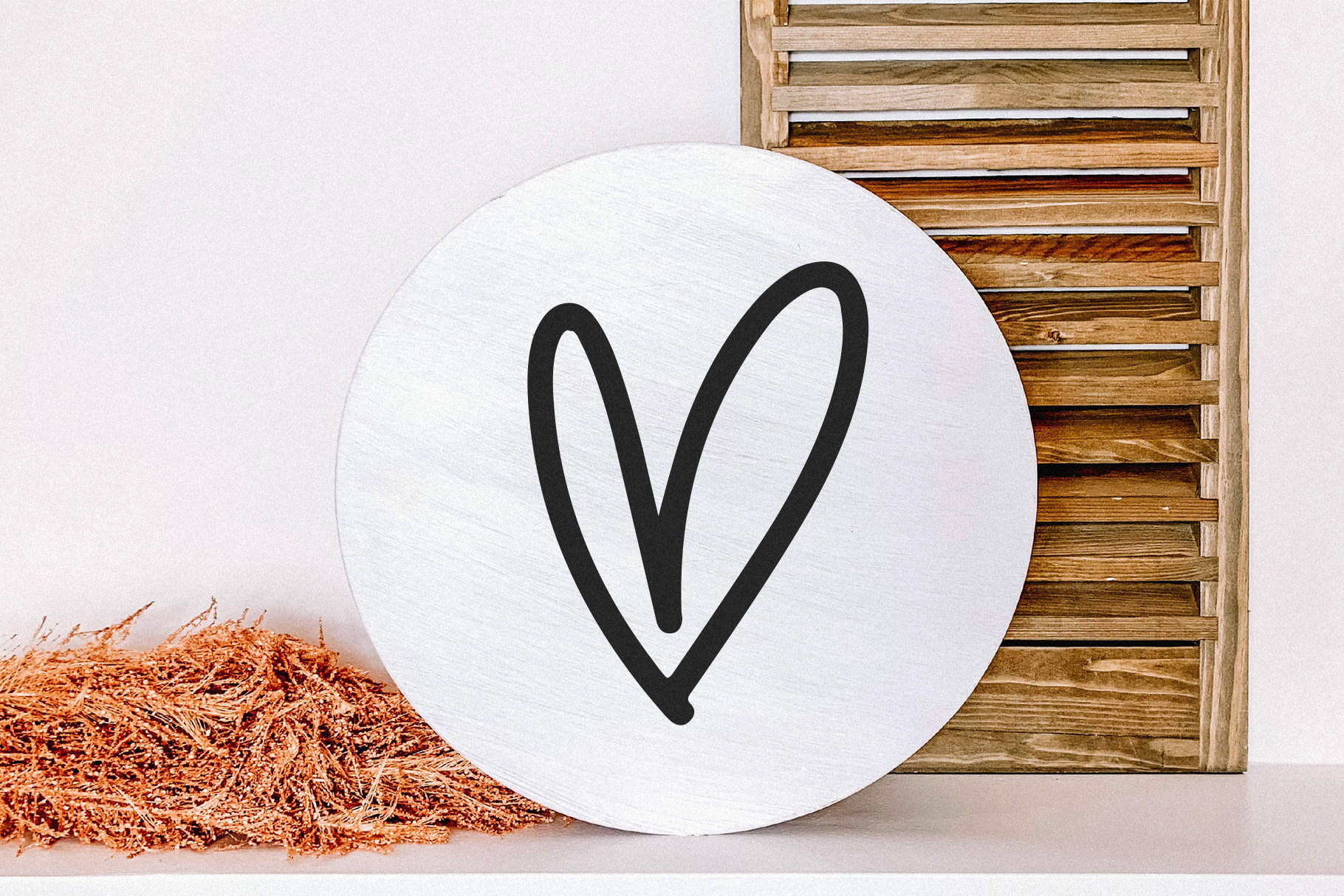 All the Hearts Doodle Font - Hearts Font, Fonts for Cricut, Procreate ...