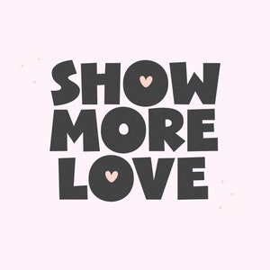 Love Vibes Font - Cute Font, Cricut Fonts, Valentine's Day Font, Bubbly ...