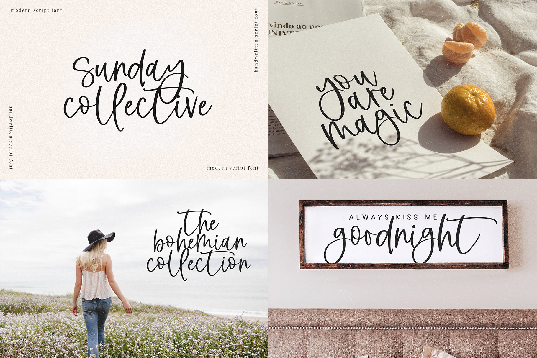 Mini Modern Script Font Bundle Part TWO - Handwritten Fonts, Cricut ...