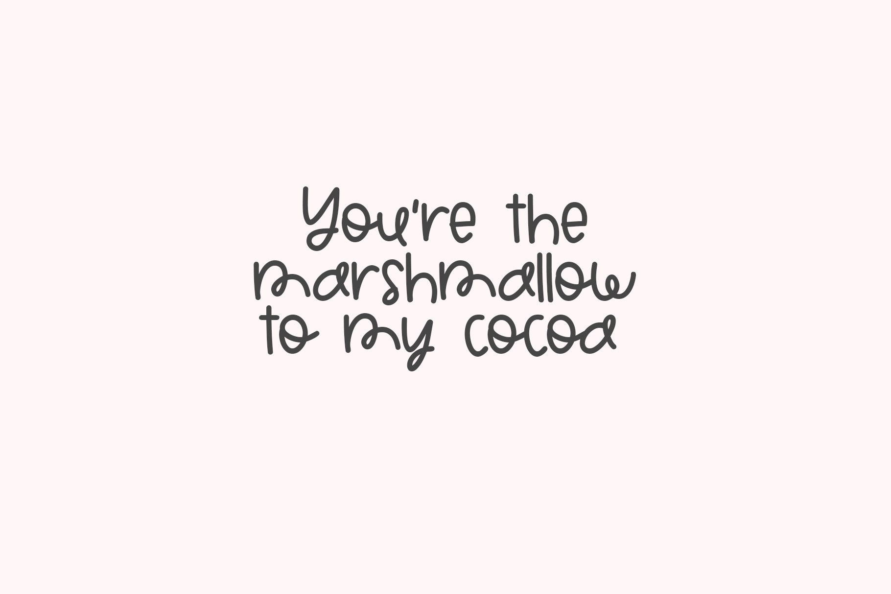 Marshmallow Font - Cute Handwritten Font, Goodnotes Font, Cricut Font ...