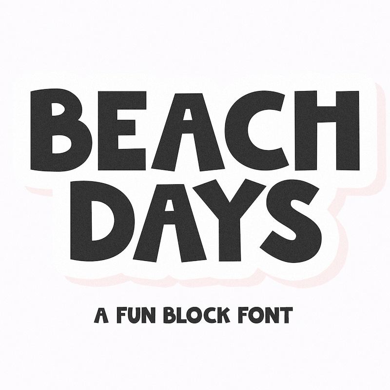 Beach Blocks - Etsy
