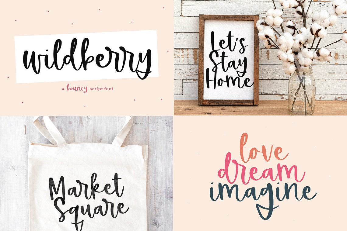 Spring Font Bundle Fonts for Crafters Cricut Font Bundle | Etsy