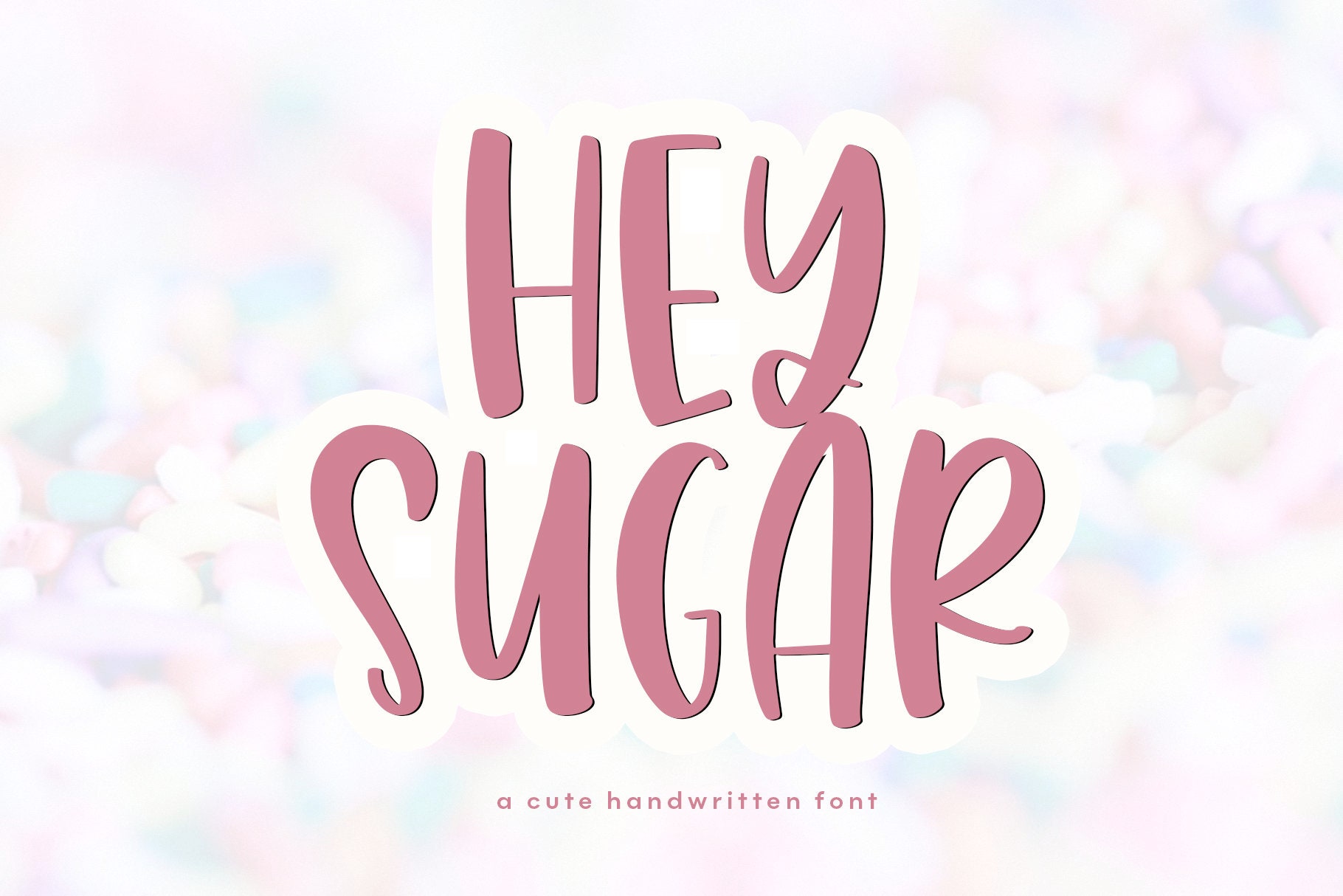 Hey Sugar Font Quirky Handwritten Font Cricut Fonts - Etsy Australia