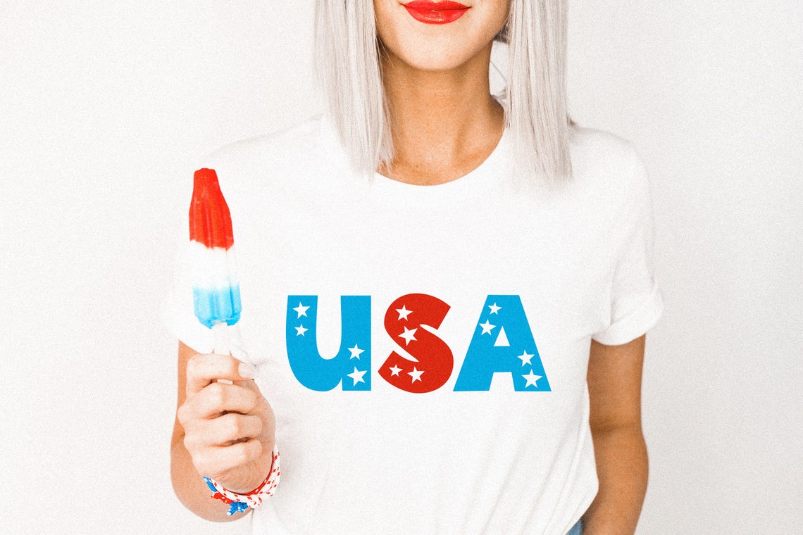 Spark Font Fourth of July Font Cricut Font July 4th Fonts - Etsy