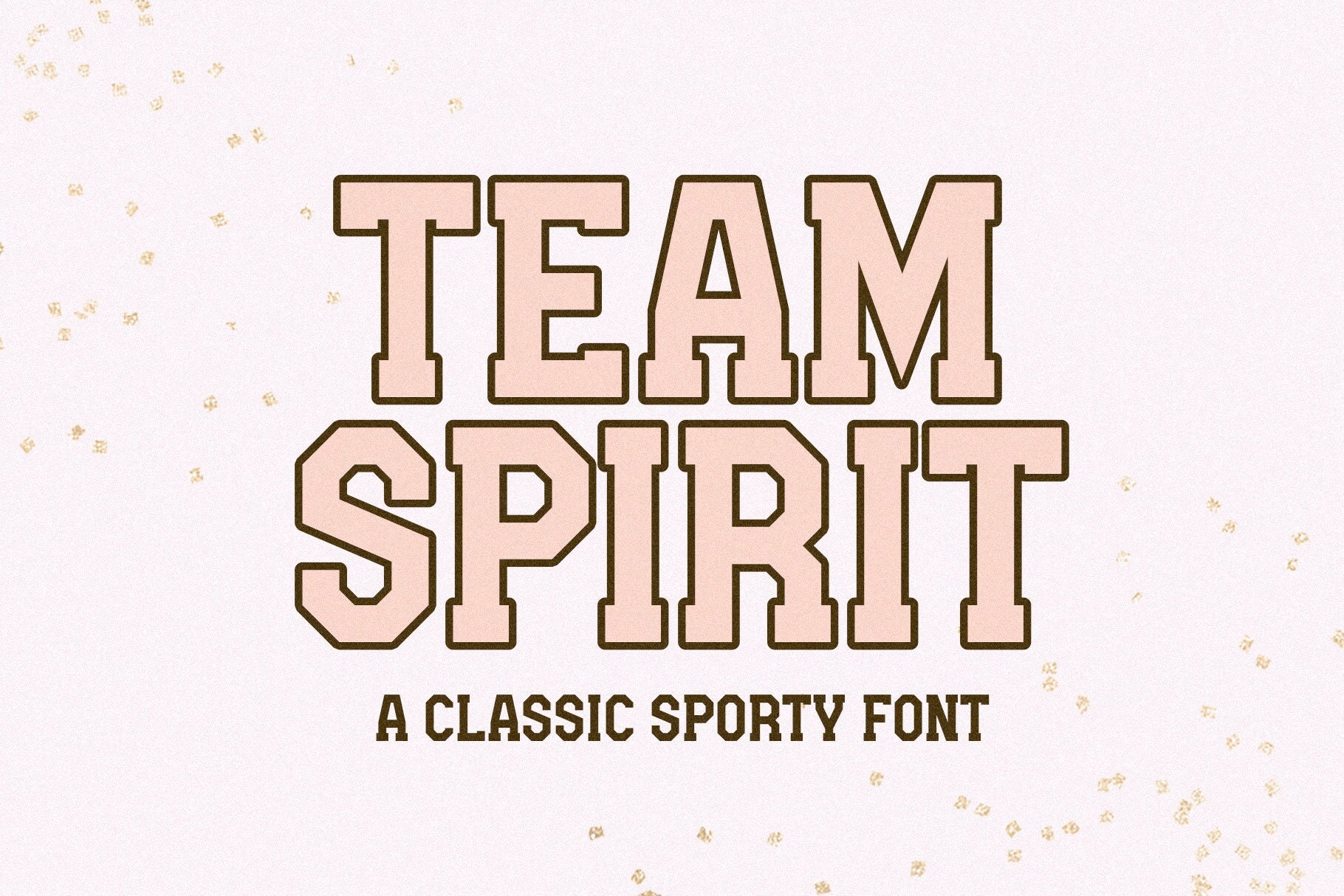 Team Spirit Font Sports Font Retro Font Cricut Fonts - Etsy