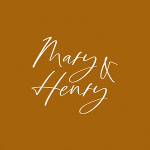 Marigold Font - Modern Handwritten Script, Wedding Font, Brush Font ...