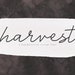 Harvest Font Handwritten Script Font Modern Font Cursive - Etsy