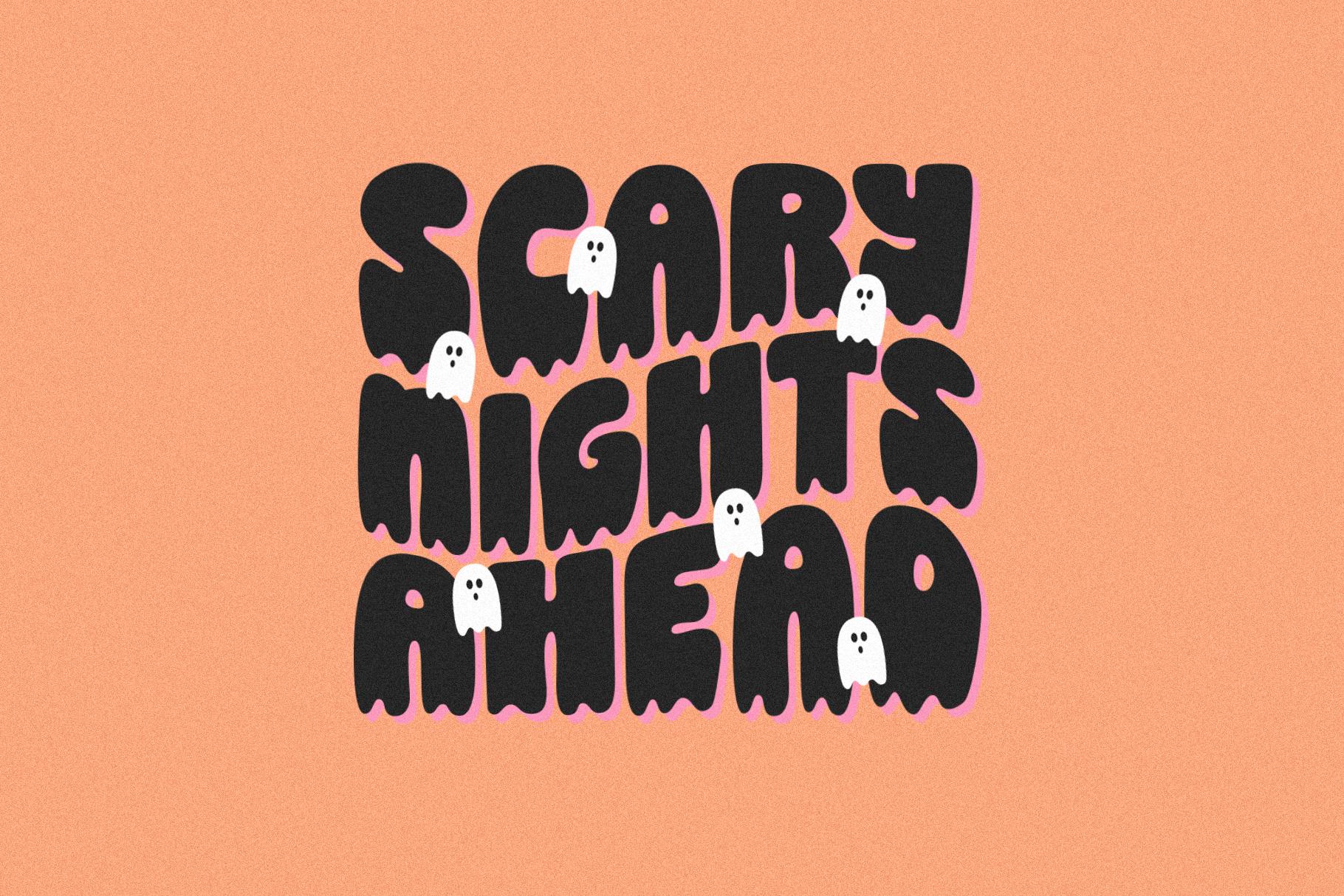 Boo Club Font - Halloween Font, Dripping Font, Cricut Font, Scary Font ...