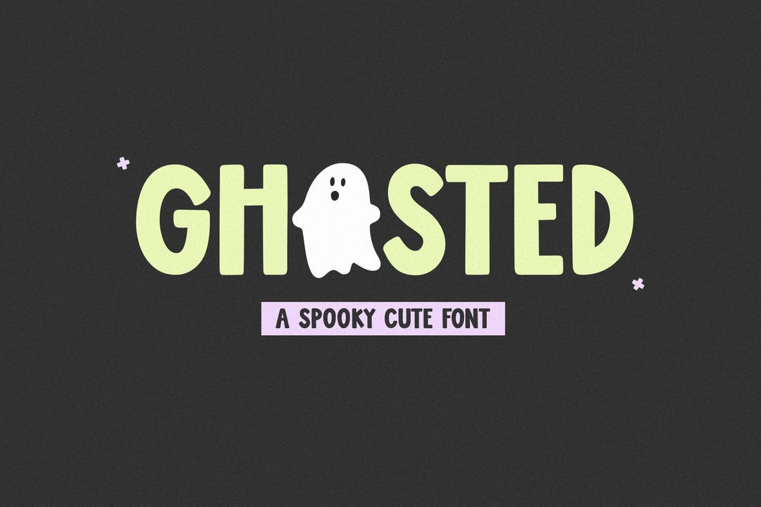 Ghosted Font - Halloween Font, Cricut Font, Fonts for Cricut, Ghost ...