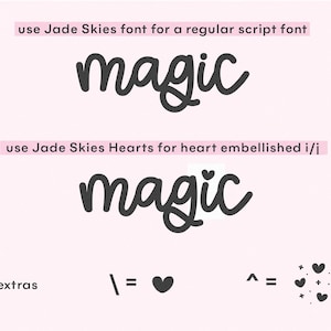 Jade Skies Font - Handwritten Script Font, Cricut Fonts, Cursive Font ...