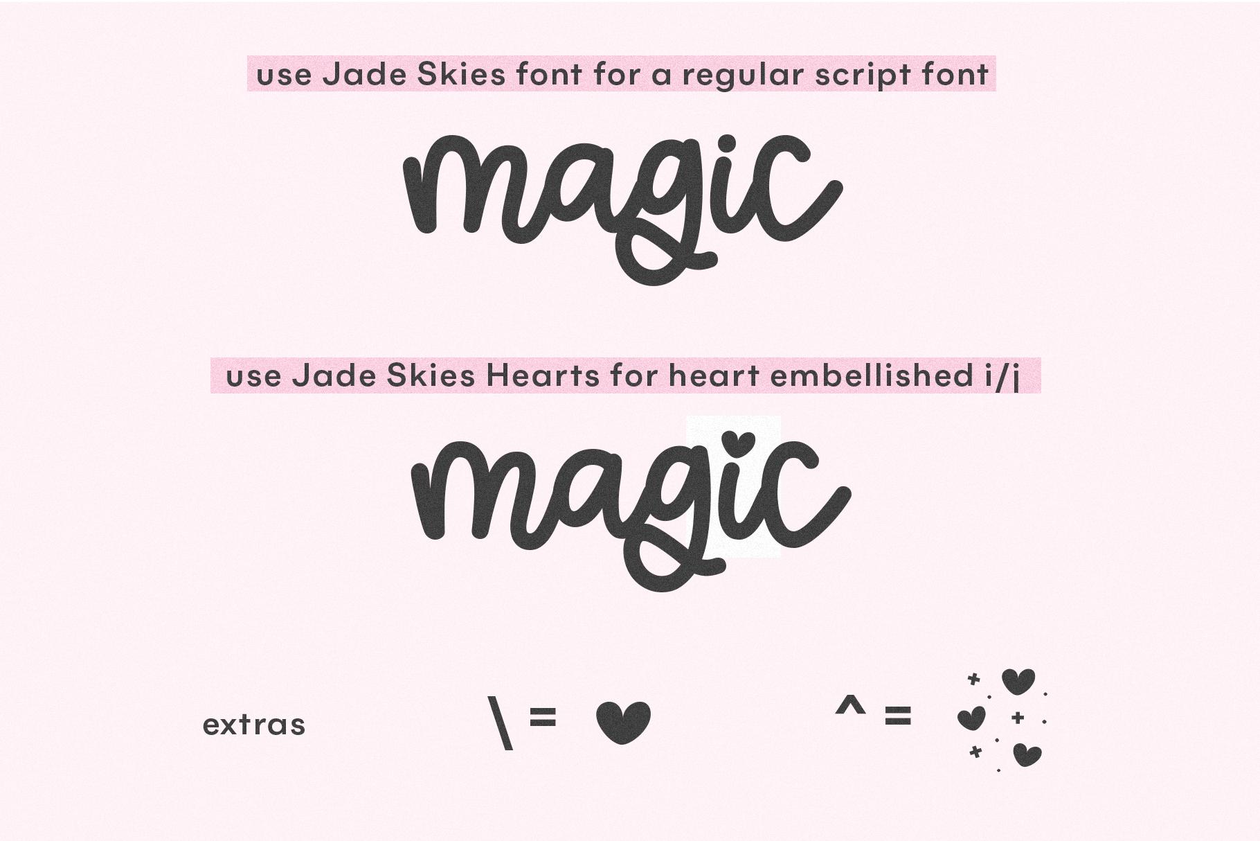 Jade Skies Font - Handwritten Script Font, Cricut Fonts, Cursive Font ...