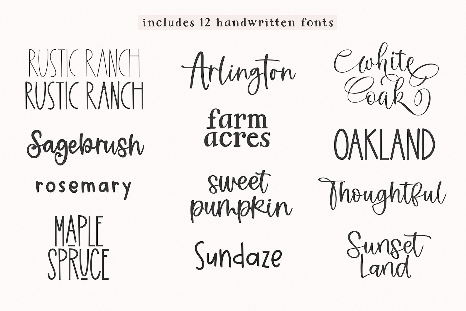 Farmhouse Font Bundle Part 4 Cricut Fonts Farmhouse Fonts - Etsy