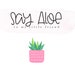 Aloe A Handwritten Font TTF / OTF - Etsy